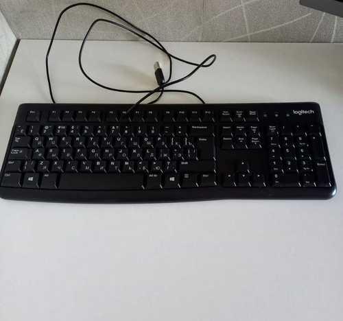 Клавиатура проводная USB Logitech K120 бу