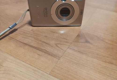 Компактный фотоаппарат sony digital ixus 40