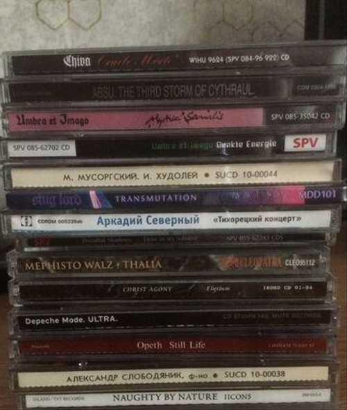 Cd компакт диски metal, gothic, alternative