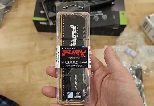 Оперативная память Kingston fury Beast rгб DDR4
