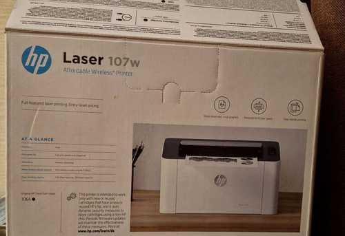 Принтер лазерный HP Laser 107w монохром