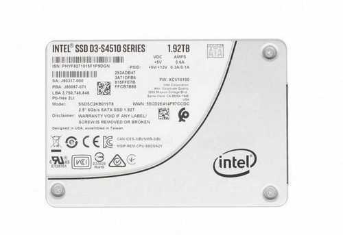 SSD Intel D3-S4510 Series 1.92Tb