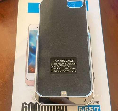 Чехол powerbank для iPhone 6 7 8