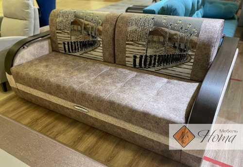 Диван. Прямой диван на металлическом каркасе