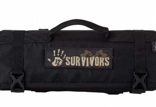 Набор для выживания 12 Survivors Knife Rollup Kit