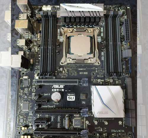 Комплект материнская плата Asus X99-E и Xeon E5-26