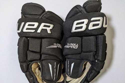 Краги хоккейные Bauer 4-Roll Pro SR 15 бу