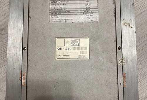 Усилитель моноблок kicx qs 1.350