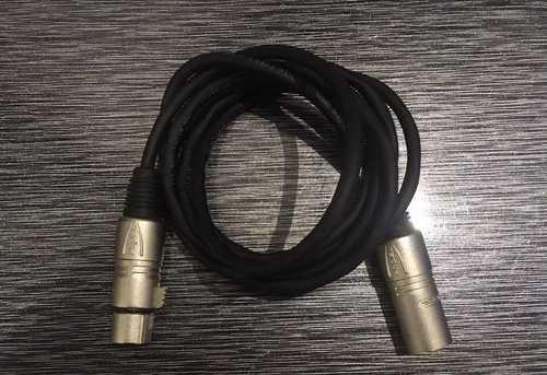 XLR dmx кабель