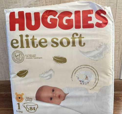 Подгузники huggies elite soft 1