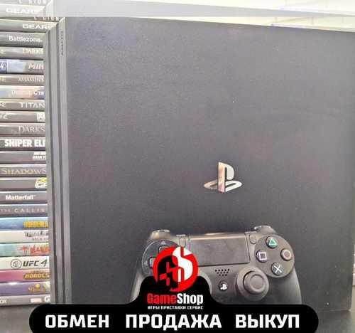 Sony Playstation 4 Pro 1 TB (черная) бу