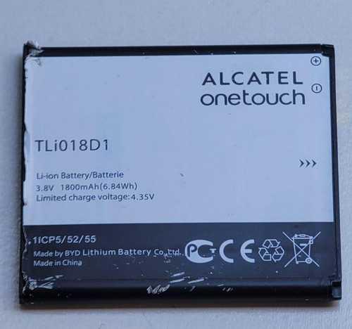 Аккумулятор Alcatel TLi018D1