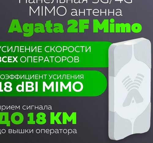 Панельная 3G 4G MiMO Антенна