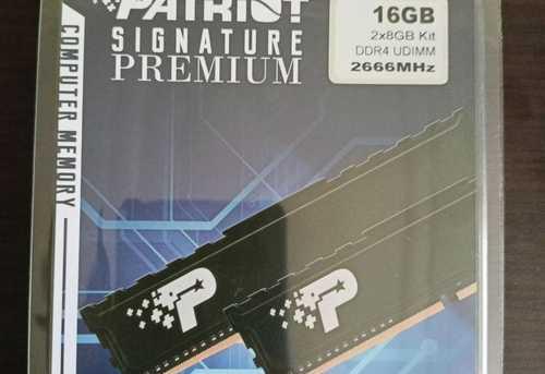 Оперативная память DDR4 Patriot Premium