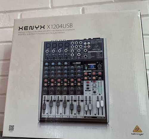 Микшерный пульт behringer x1204 usb