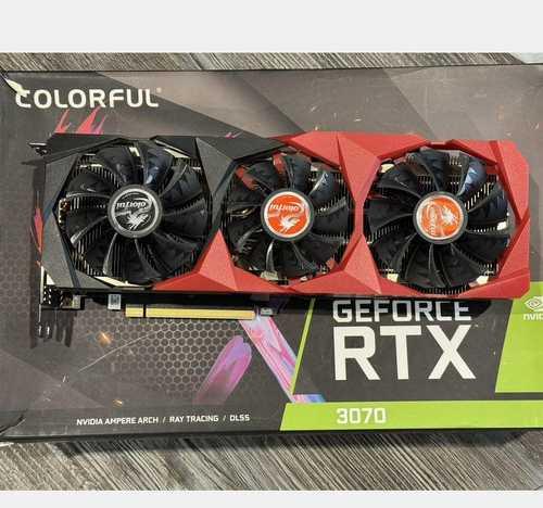 Видеокарта Colorful GeForce RTX 3070 NB V2 LHR-V