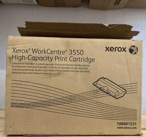 Картридж Xerox 106R01531 оригинал (есть безнал)