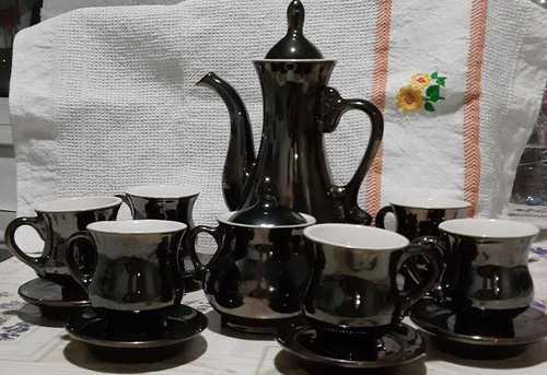 Кофейные чашки и сахарница (керамика СССР)