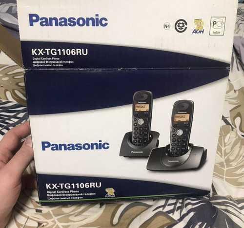 Беспроводной радиотелефон Panasonic kx-tg1106ru