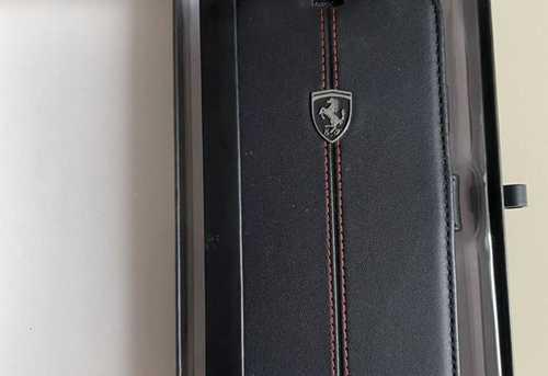 Кожаный чехол Ferrari на iPhone 11