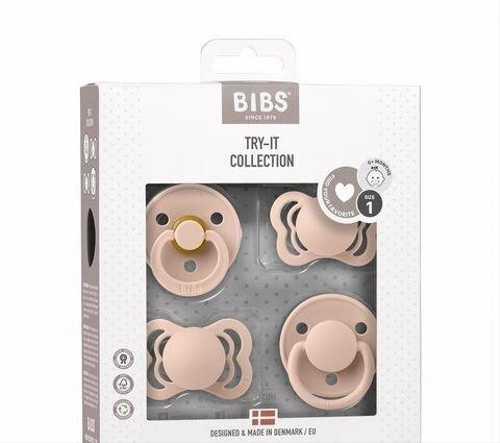 Набор пустышек Bibs Try-it, 0-6 месяцев