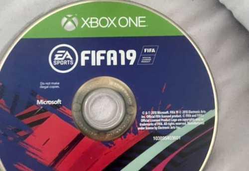 Диск для xbox one FIFA 19
