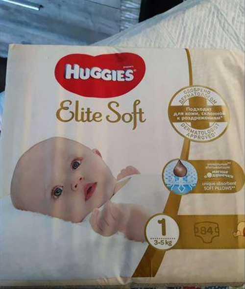 Подгузники huggies elite soft 1