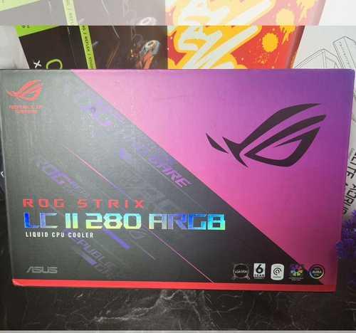 Система охлаждения asus ROG strix LC II 280 argb