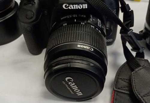 Зеркальный фотоаппарат Canon 500d + объективы