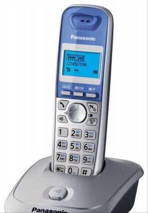 Радиотелефон dect Panasonic KX-tg2511ru silver