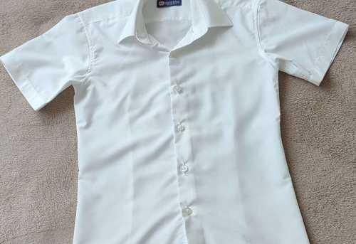 Белая айвори рубашка 116-122р