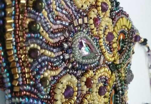 Ожерелье из бисера "Мудрость" hand made
