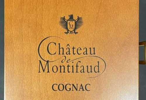 Пустая бутылка коньяка Коньяк Chateau de Montifaud