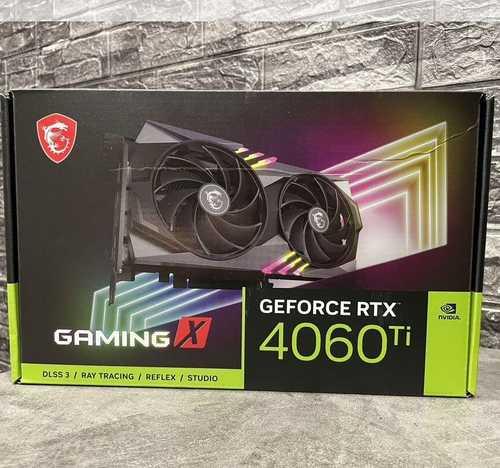 Видеокарта MSI RTX 4060 ti gaming X 8 gb