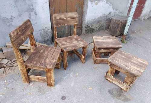Мебель для сада, стулья, табуретки