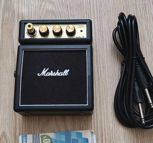 Гитарный мини-комбоусилитель marshall MS-2