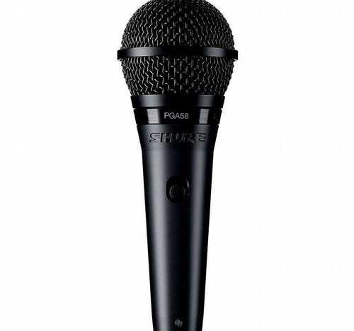 Микрофон Shure PGA58-XLR-E, черный PGA58-XLR-E-u1