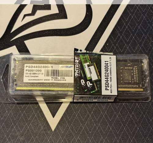 Оперативная память Patriot DDR4 4GB