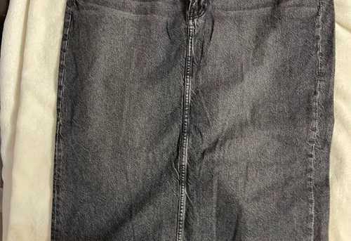 Юбка джинсовая h&m xl