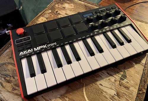 Midi клавиатура akai pro mpk mini