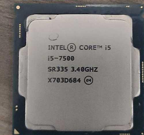 Процессор intel core i5 7500 3.4ghz