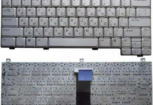 Клавиатура для ноутбука Dell XPS M1210 серебристая