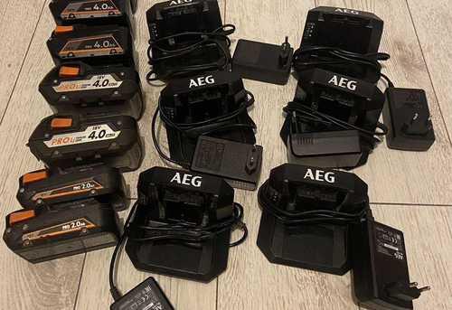 Зарядные устройства и аккумуляторы AEG