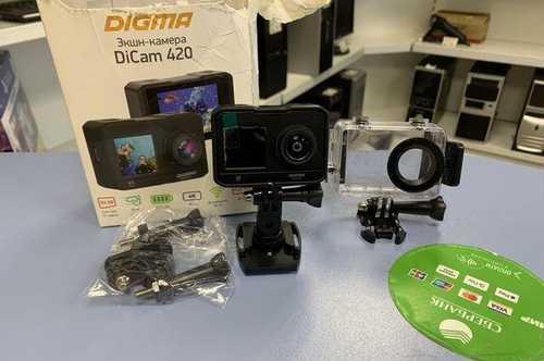 Экшн-камера Digma DiCam 420 (трещина)