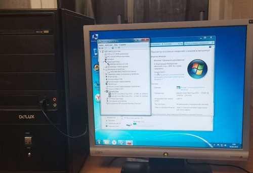 Компьютер 2 ядра, 2 гига, игровая видеокарта
