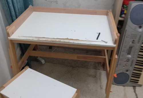 Растущий стол Икея IKEA требуется реставрация
