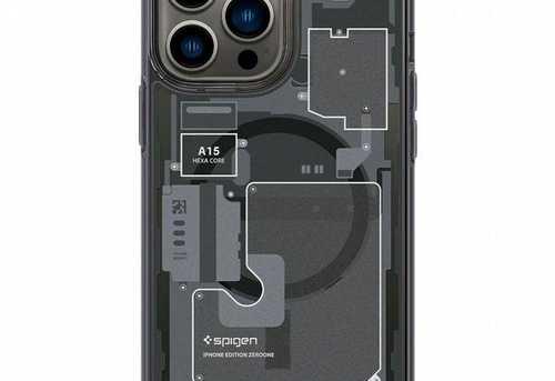 Чехол iPhone 13 Pro Max Spigen Microchips с MagFit