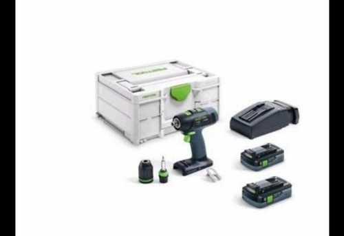 Festool T 18+3 HPC4.0 I-Plus, 2акб на 4ач, зу