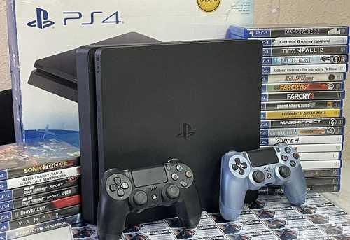 Sony Playstation 4 с играми и гарантией