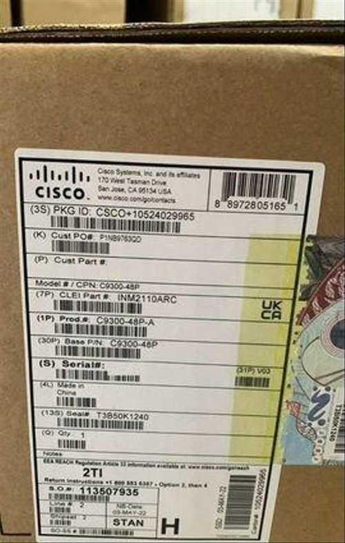 Cisco C9300-48P-A, C9300-48UXM, C9300-NM-8X